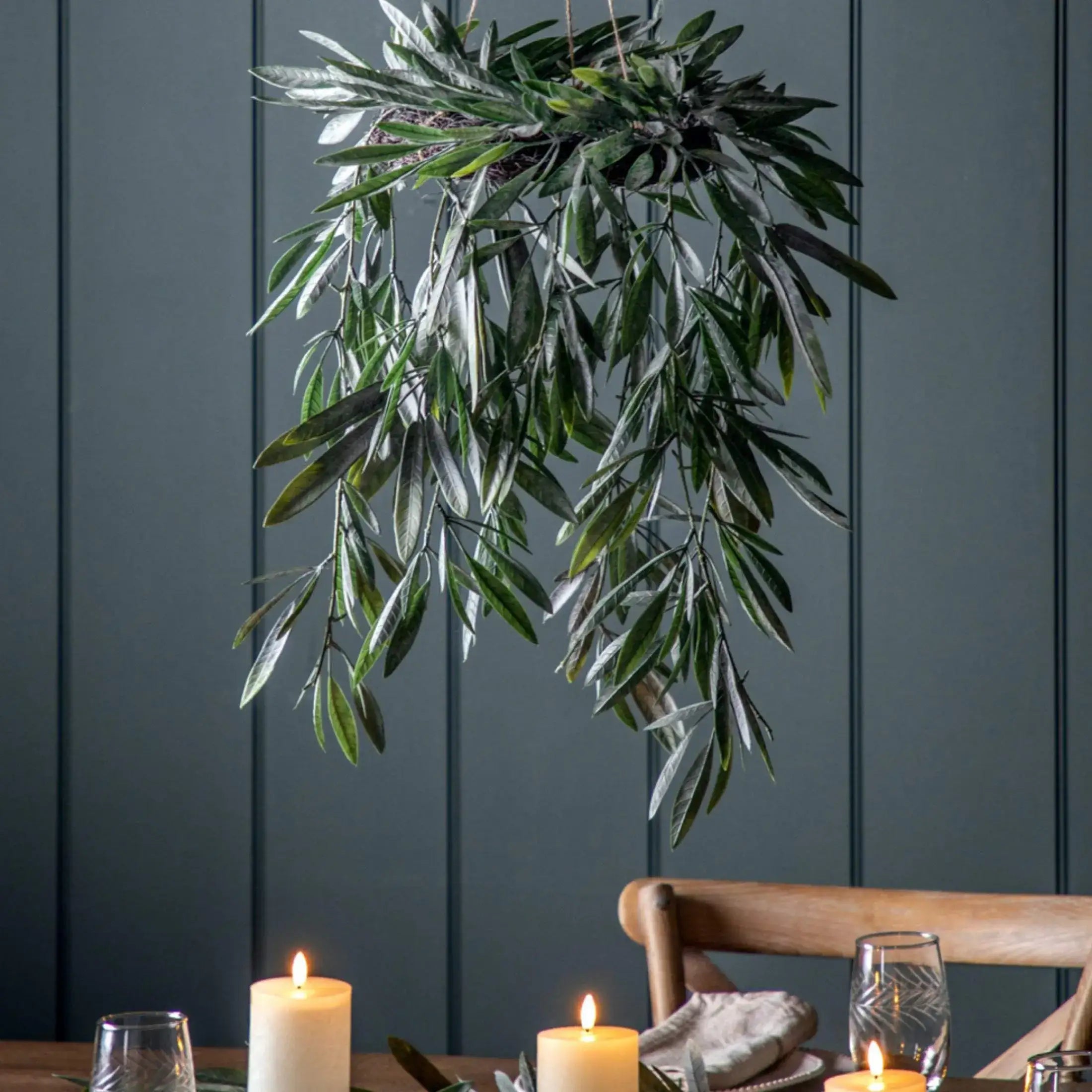 Faux Flowers And Potted Plants