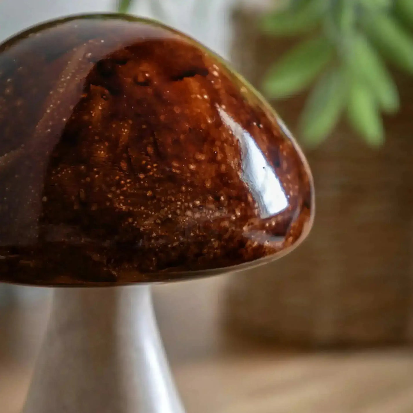 Ceramic Mushroom Ornaments – Set of Two