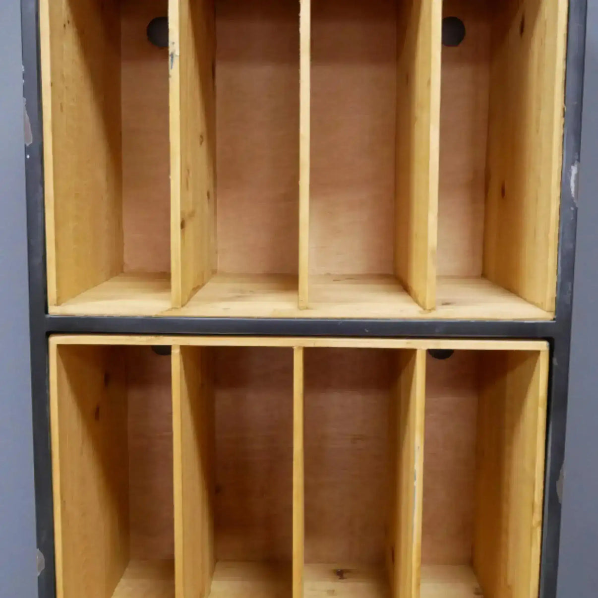 Distressed Tall Vinyl Storage Cabinet