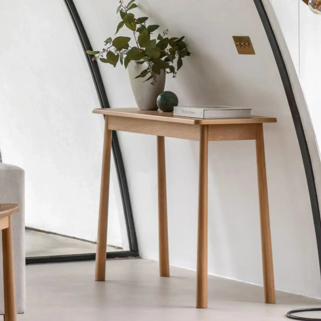 Light Oak Console Table