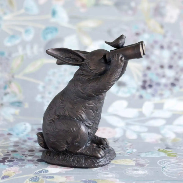Antiqued Searching Rabbit Ornament