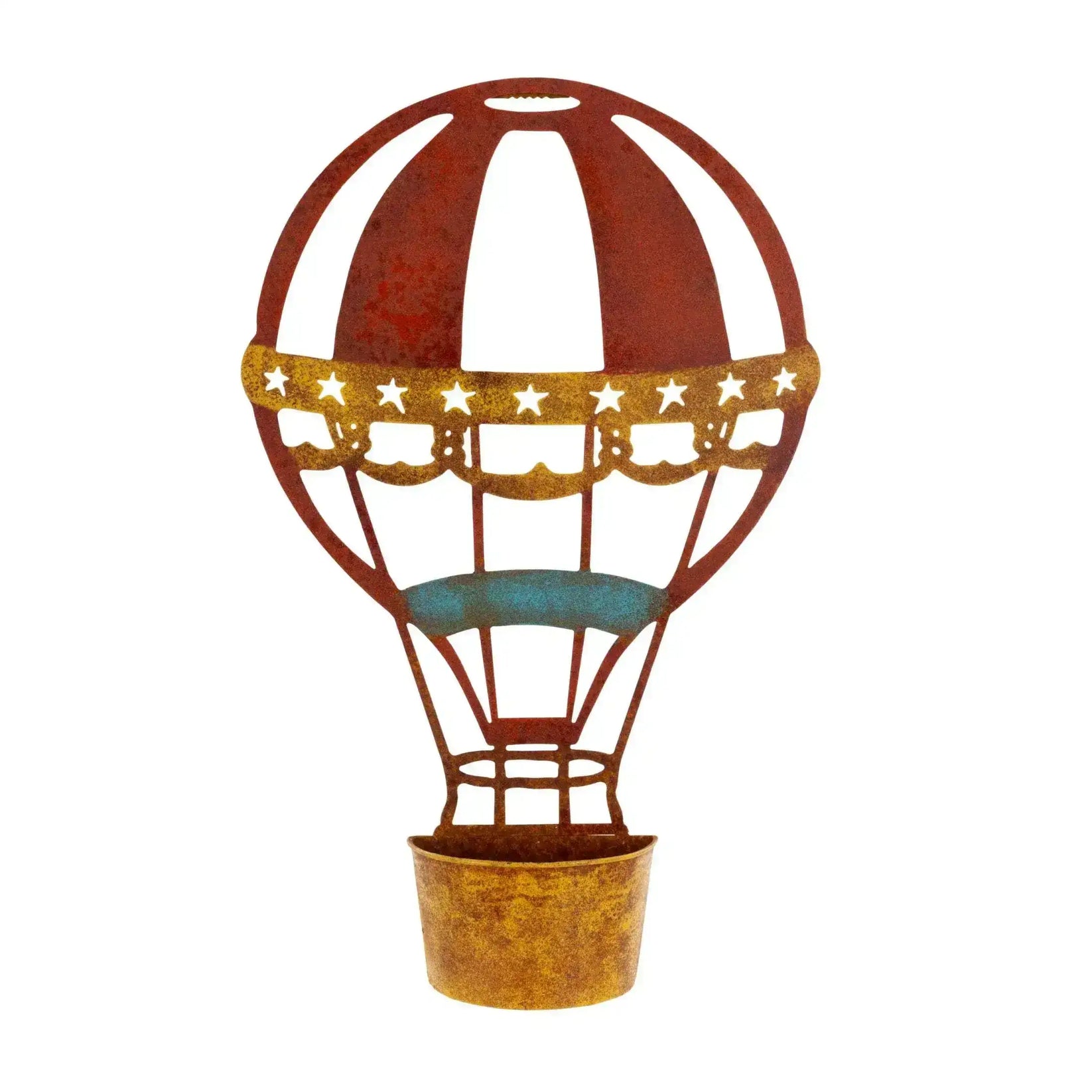 Colourful Balloon Metal Garden Wall Art
