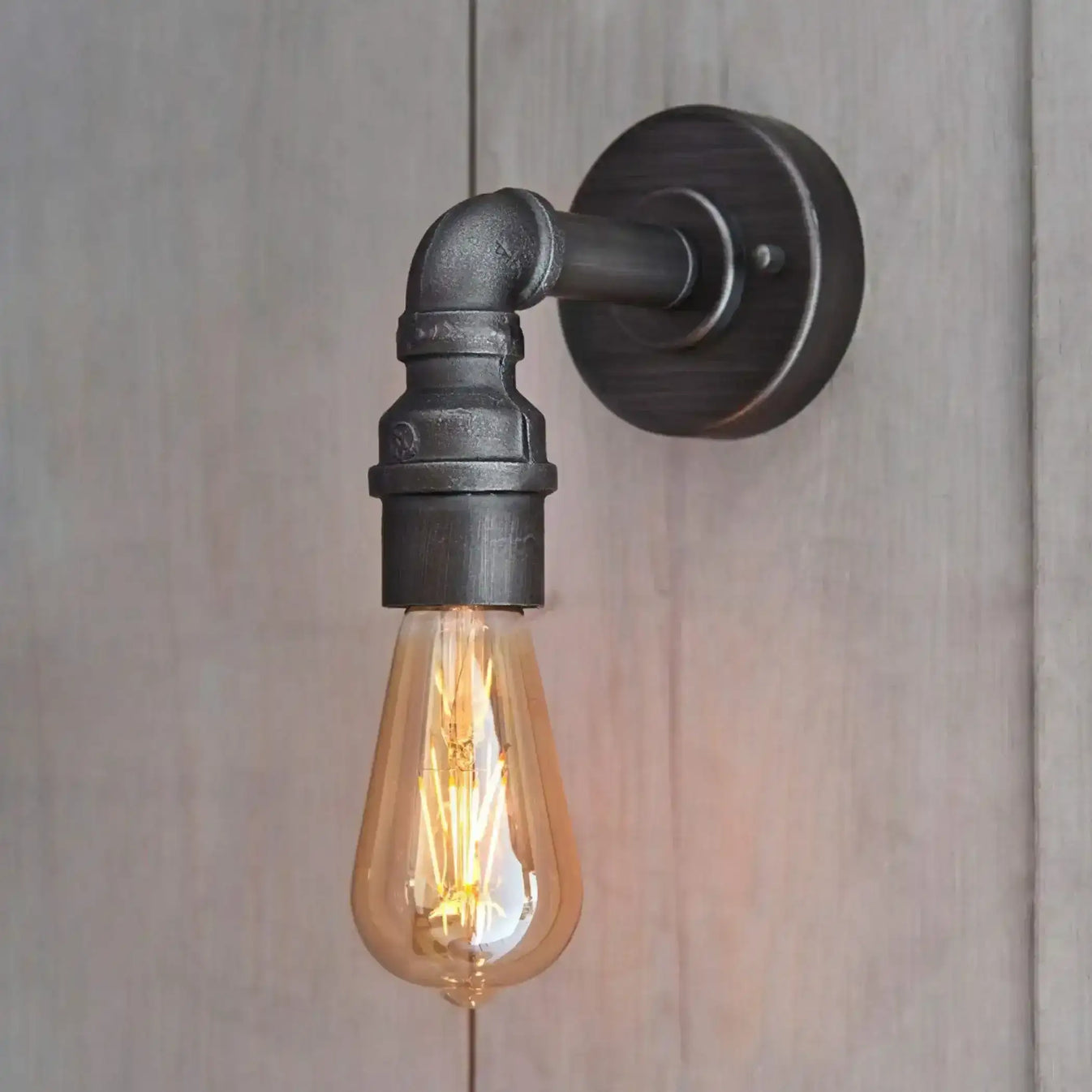 Industrial Style Pipe Wall Light