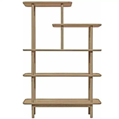 Natural Oak Open Shelf Unit