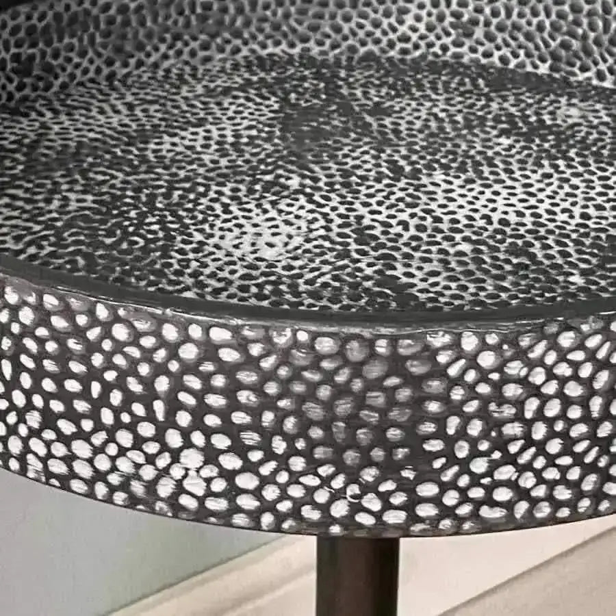 Round Metal Tripod Stand Side Table