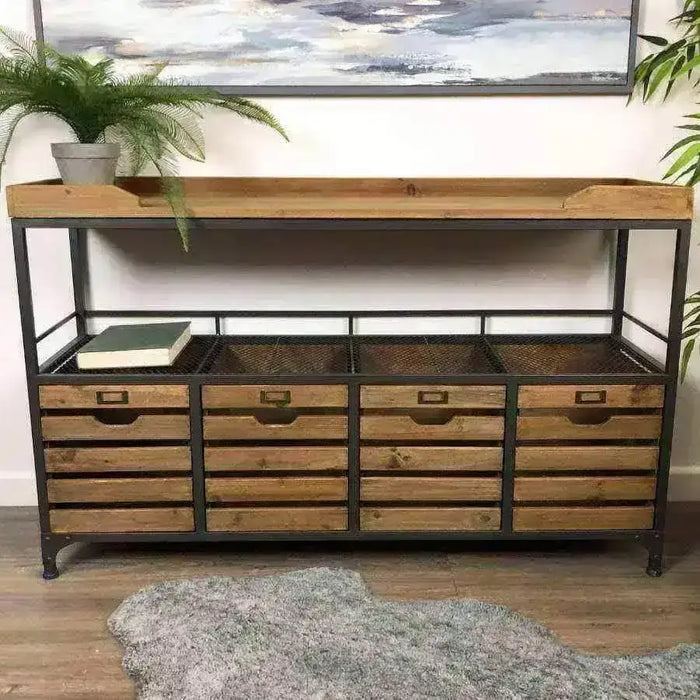 Wedmore Industrial Wide Drawer Cabinet